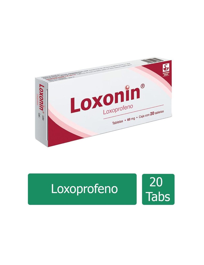 Loxonin 60 Mg 20 Tabletas | Club Presalud